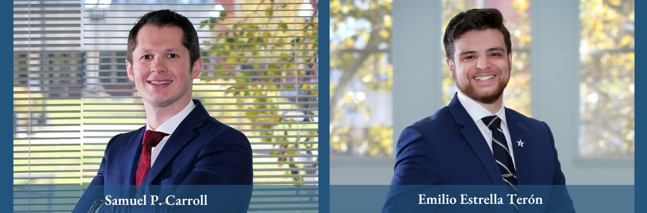 Samuel Carroll and Emilio Estrella Teron Join Cohen and Wolf: Cohen and ...